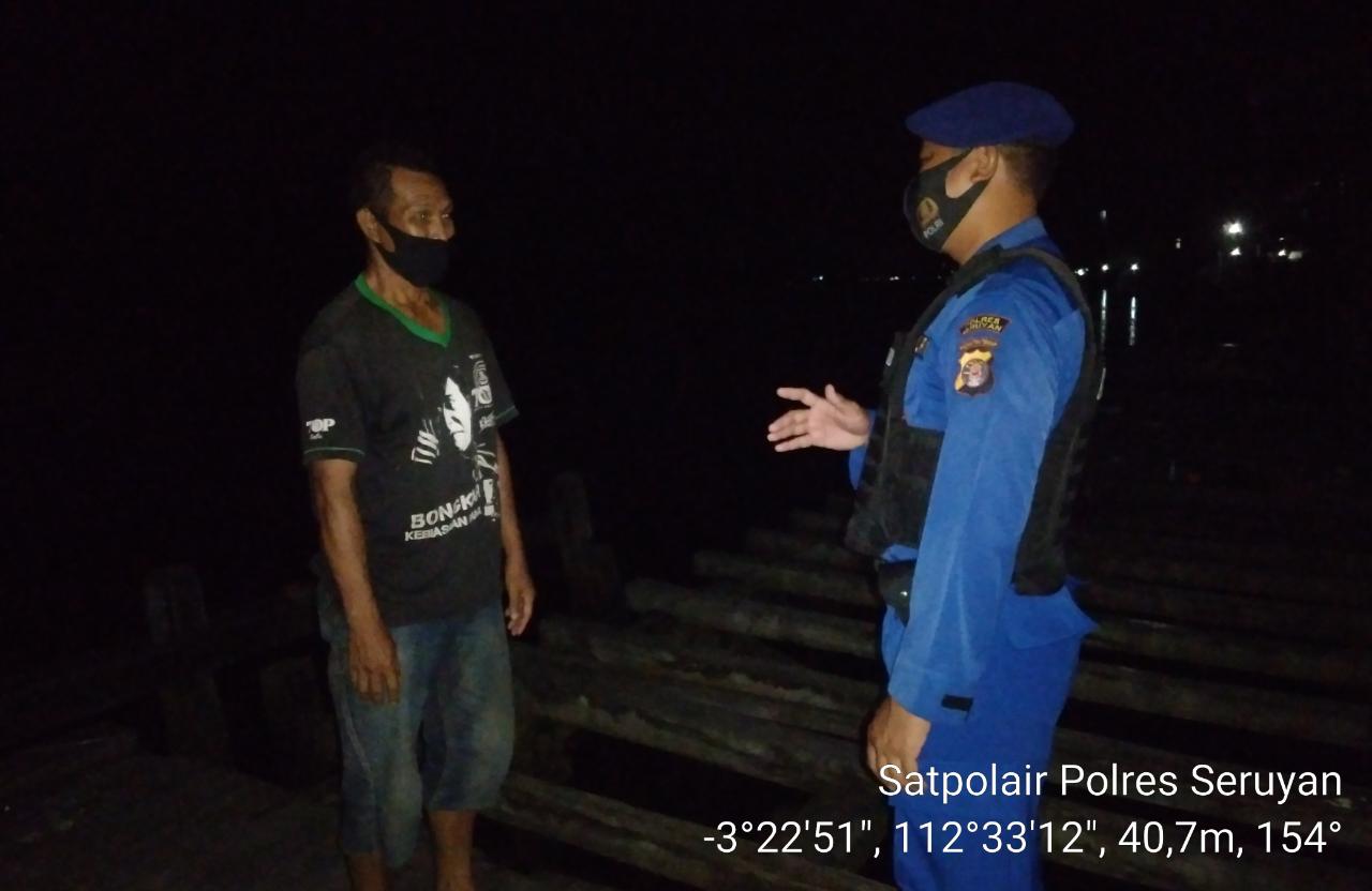 Personel Satpolairud Polres Seruyan Laksanakan Polmas Malam Hari di ...